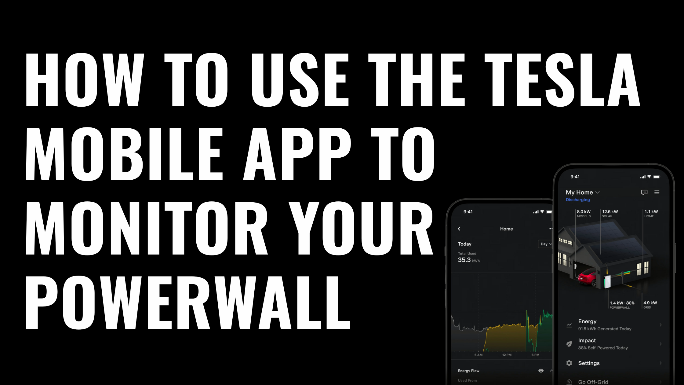 How to Use the Tesla App to Monitor Your Powerwall