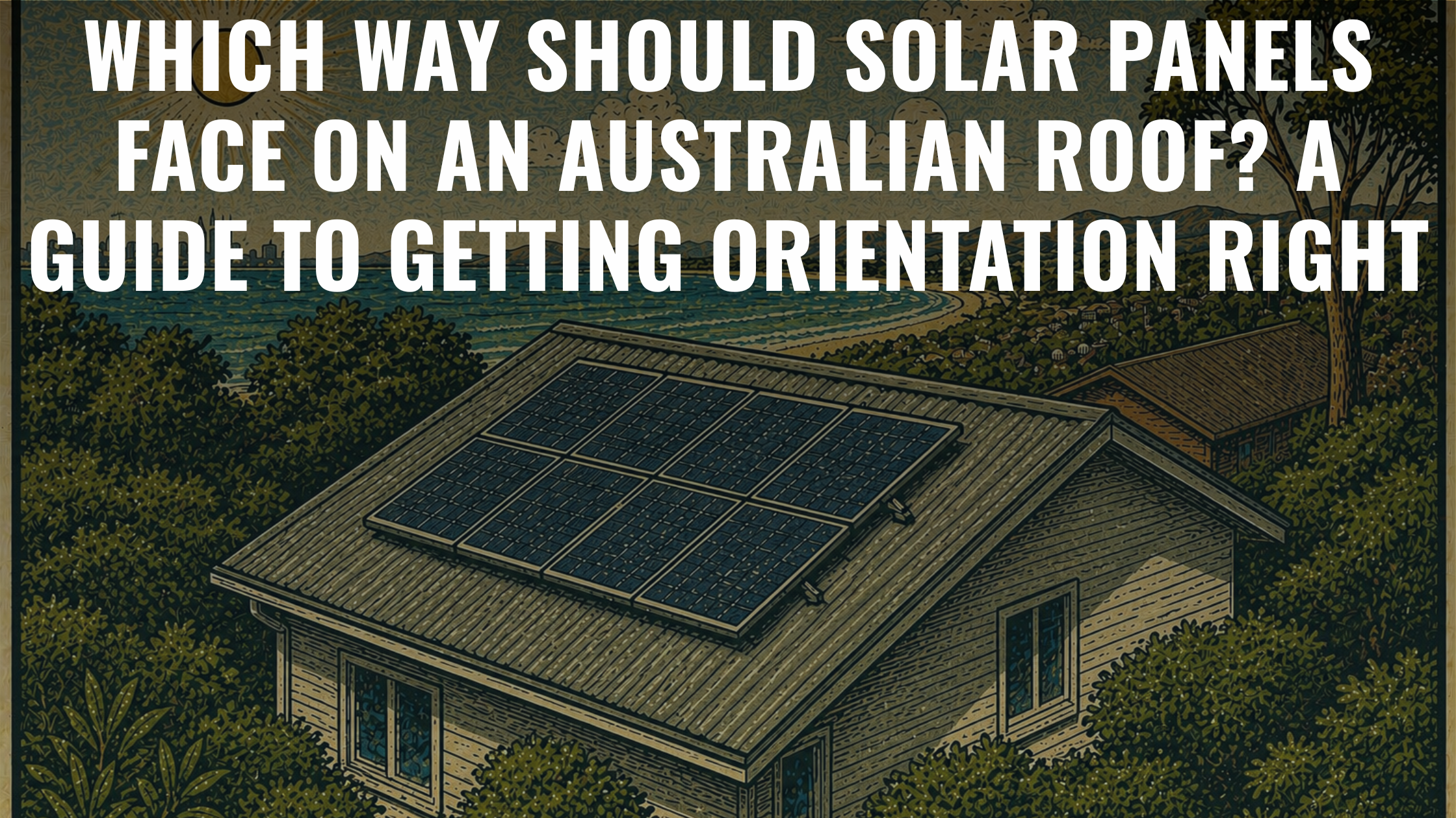 Which Way Should Solar Panels Face on an Australian Roof?